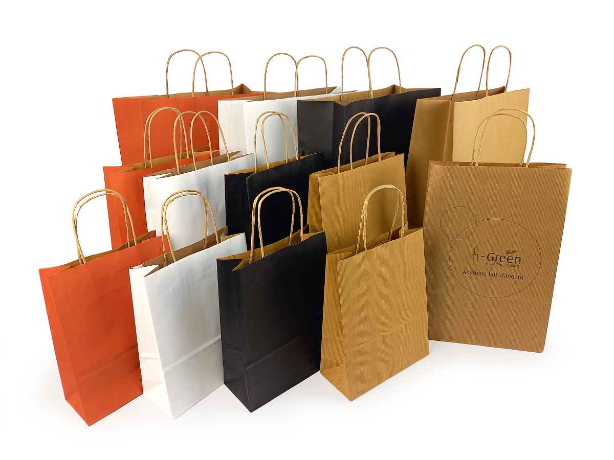 Ecological kraft paper bags - Standard range | Bong Packaging