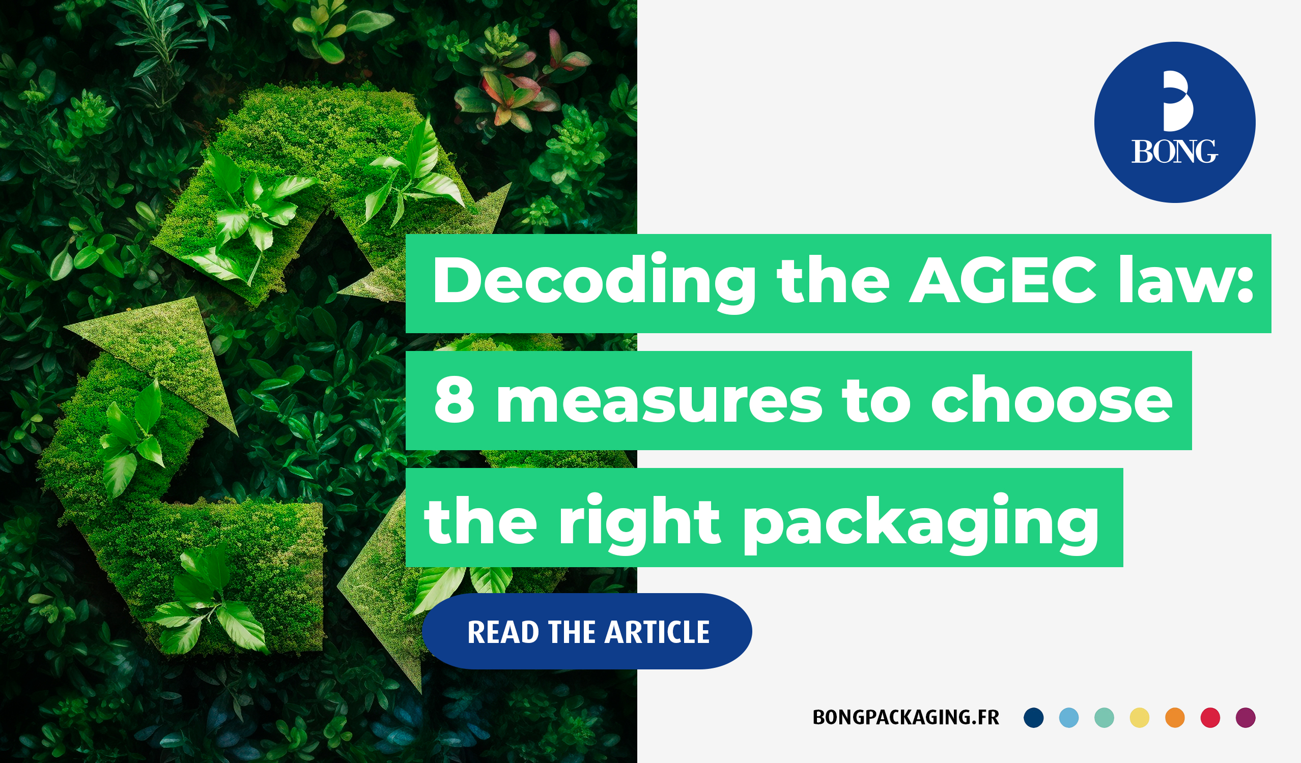 AGEC law: 8 measures to choose the right packaging | Bong
